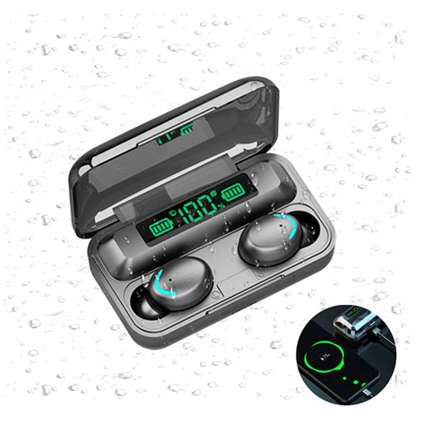 F9 5 Tws Wireless Earbuds Bluetooth Headphones Waterproof Touch