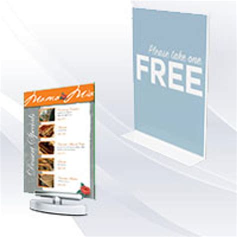 Display Products Sign Holders Double Sided Sign Holders Page 1