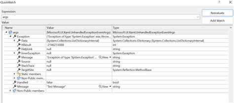 Applicationunhandledexception Strips Message And Stacktrace · Issue