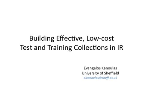 Pdf Evaluating Information Retrieval Systems