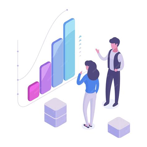 Premium Vector Isometric Business People Data Analysing Chart Statistics Analysis Office Premium Vector Isometric Business People Data Analysing Chart Statistics Analysis Office
