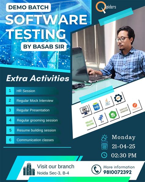 Qspiders L Learn 📚 L Code 🧑‍💻 L Get Placed Kickstart Your Career In Software Testing With