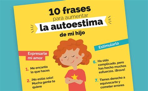 Frases Para Aumentar La Autoestima De Tus Hijos Ejercicios De