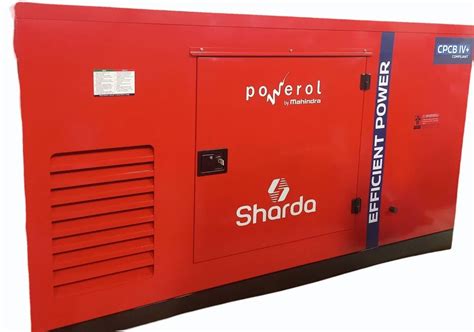 20 Kva Single Phase Cpcb Iv Mahindra Silent Diesel Generator At