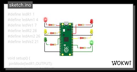 Semaforo Rpi Wokwi Esp Stm Arduino Simulator