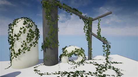 procedural ivy generator asset cloud