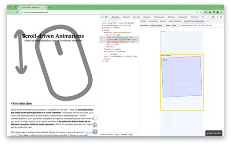 Scroll Driven Animations