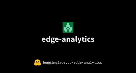 Edge Analytics Edge Analytics