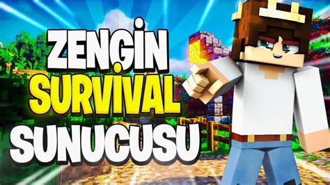 Zengin Survival Sunucu SeflionCraft Tanıtım Minecraft Towny Sunucu
