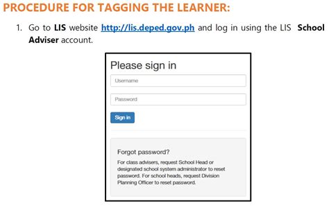 LESF Tagging In LIS Guide For Class Advisers DepEd Click