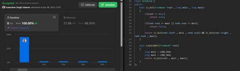 100daysofleetcode Leetcode 100daysofcode Binarytree Recursion Sudarshan Singh Udawat
