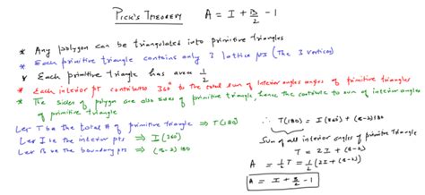 Picks Theorem Proof Sumants 1 Page Of Math
