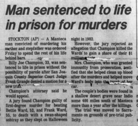 Frank Ward Murder Convicted ™