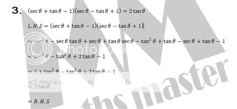Trigonometric Identities Exercises Part 1 « Maths Master