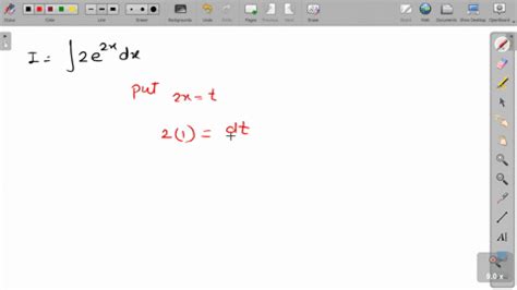 SOLVED Use The Exponential Rule To Find The Indefinite Integral E X D X
