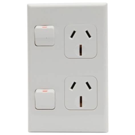 Pdl Pdl69215wh Sw Socket 15a Double Vert White