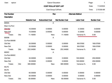 I Need Help With Creating Variance Calculation Field In Part