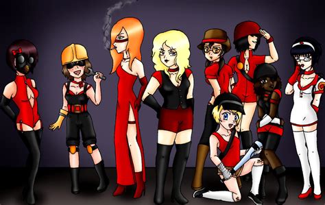 Tf2 Girls By Reitanna Seishin On Deviantart