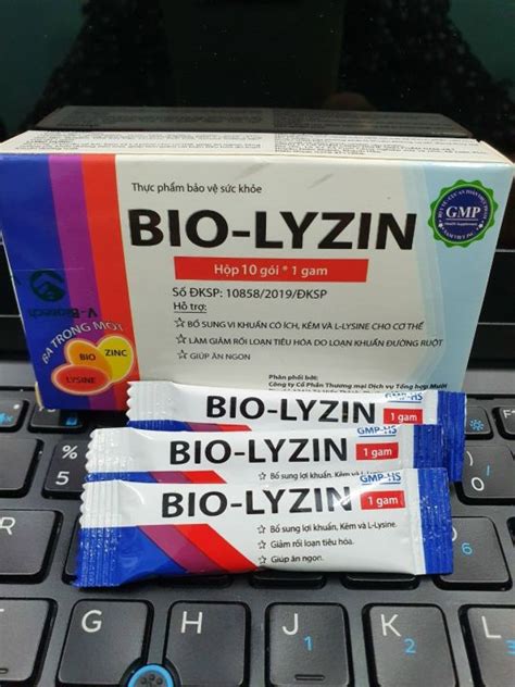 Bio Lyzin Hộp 10 Gói 1g Lazadavn