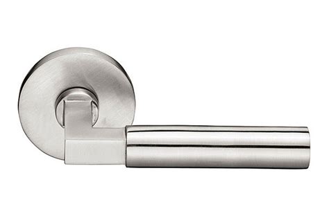 Customizable Emtek Stainless Steel Hercules Lever With Choice Backset