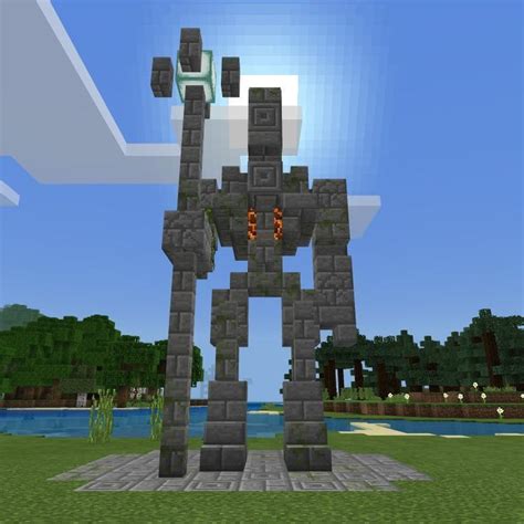 Miencraft Rock Guardian 20 Minecraftbuildingideas Miencraft Rock