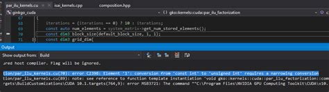 getting syntax errors on windows with vs2017 · ginkgo project