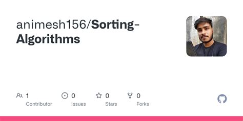 GitHub Animesh Sorting Algorithms