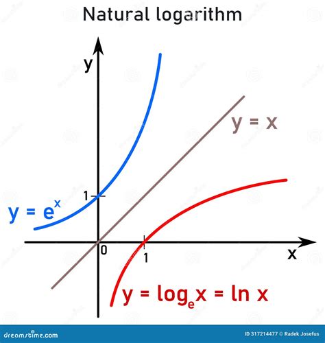 Graphic Representation And Comparison Of The Natural Napier Logarithm