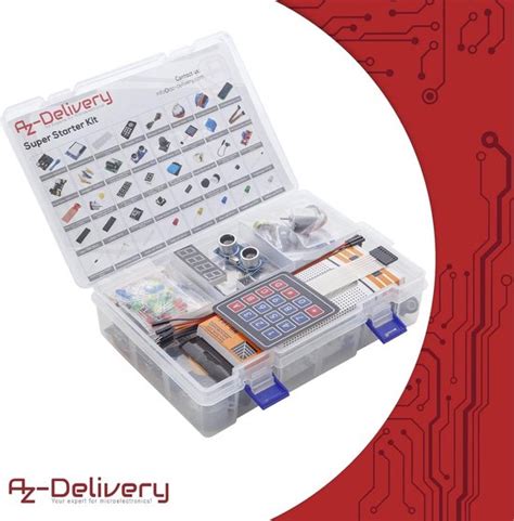 Electronics Project Kit With Microcontroller Board Power Supply Module