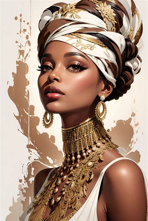 So Realistic African Women Portrait Design Diamond Painting