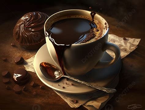 Coffee Drink Afternoon Tea Background Coffee Coffee Beans Drink