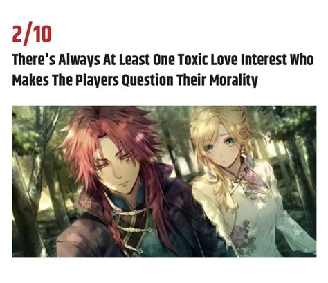 Coco On Twitter This Article I Was Reading About Otome Games