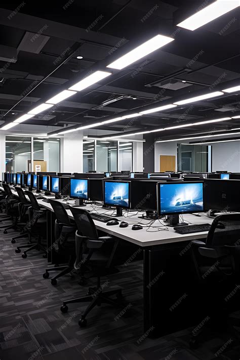 Modern University Computer Science Lab A Hub Of Innovation And Learning Premium Ai Generated Image