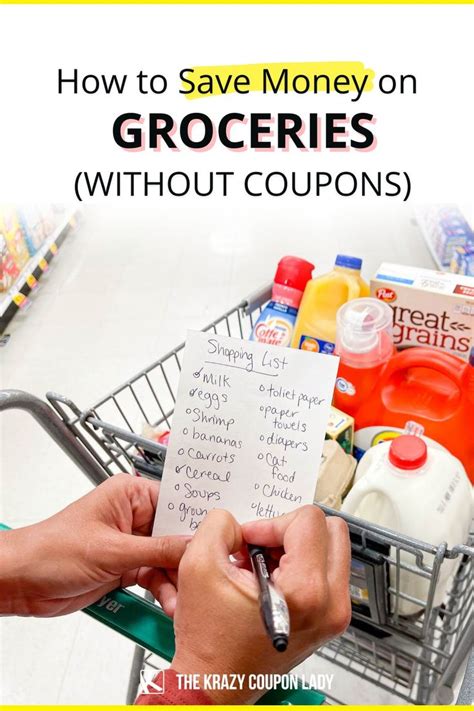 15 Simple Ways To Save Money On Groceries Without Coupons Planning Budget