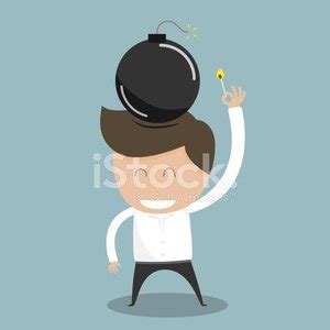 Businessman Spark Idea Concept Vector Illustration Stock Clipart