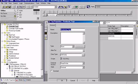 Communication Between Controllogix Or Compactlogix PLC S With Produced And Consumed Tags