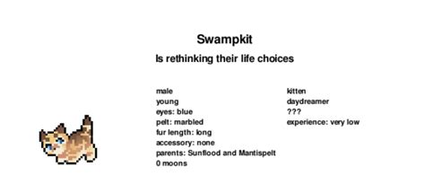 Is Rethinking Their Life Choices Poor Soul R Warriorcats