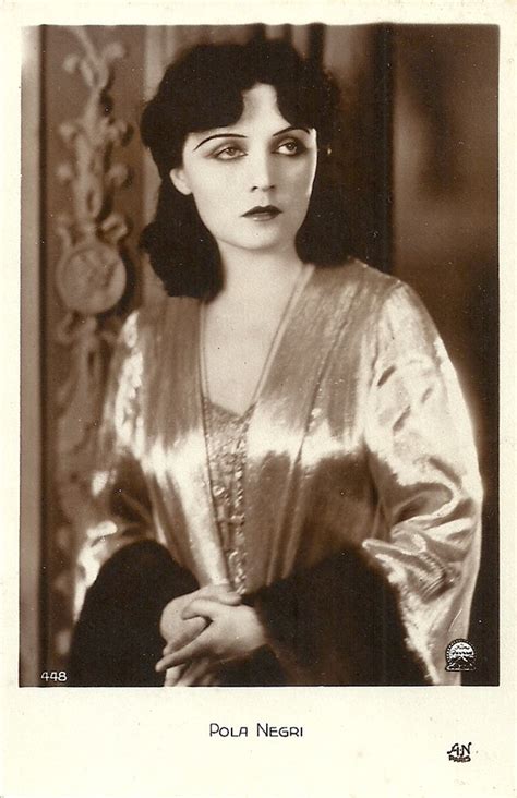Pola Negri French Postcard By An Paris No 448 C 192 Flickr
