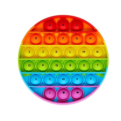 Alphabet Sensory Bubble Poppers Set Of 6