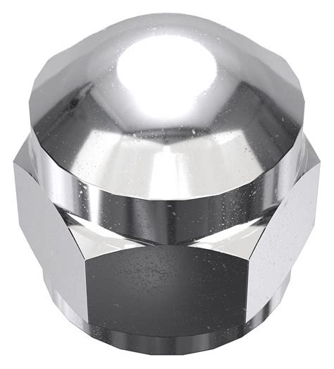 Flattened Head 716 20 Thread Cap Nut 4gvf7mpb1472 Grainger