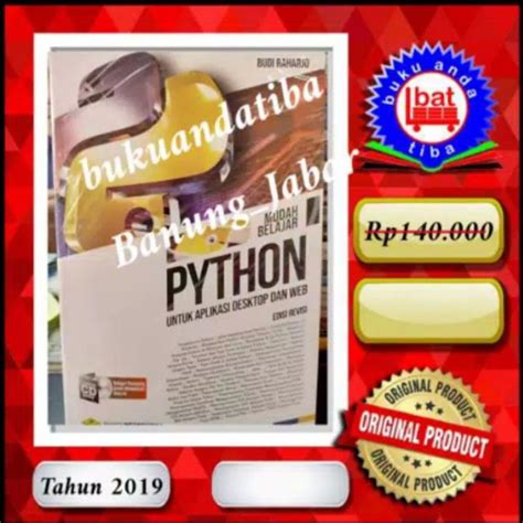 Buku Original Mudah Belajar Python Untuk Aplikasi Desktop Dan Web Cd