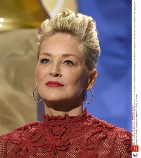 Sharon Stone Golden Globe Awards 2017 Nomination Announcement In La