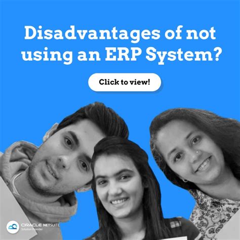 Erp Buddies On Linkedin Disadvantages Of Not Using An Erp System
