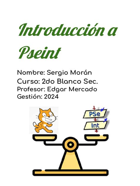 Introducción A Pseint Pdf Programación De Computadoras Algoritmos