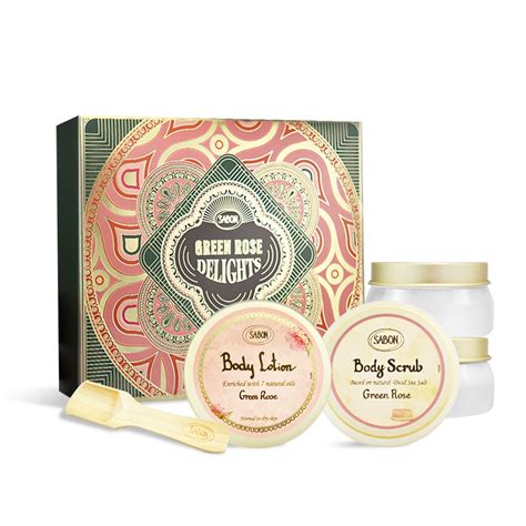 Sabon 以色列綠玫瑰柔嫩美體組 2021聖誕限量 公司貨 身體保養 Yahoo奇摩購物中心