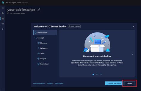 快速入门 3d 场景工作室（预览版）入门 azure digital twins microsoft learn