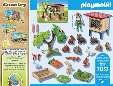 Playmobil® Country Rabbit Hutch 71252