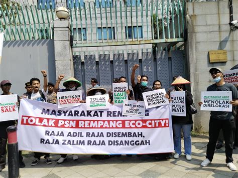 Was Was Proyek Rempang Eco City Warga Protes Ke Jakarta