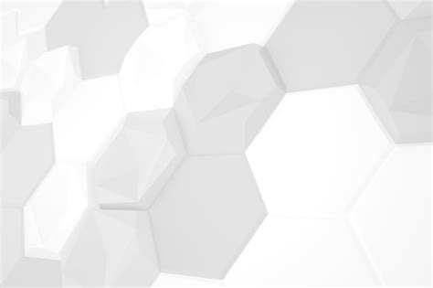 Premium Photo White Minimal Geometry Background