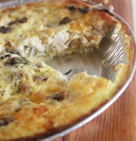 Chicken Mushroom And Rosemary Quiche Recipe